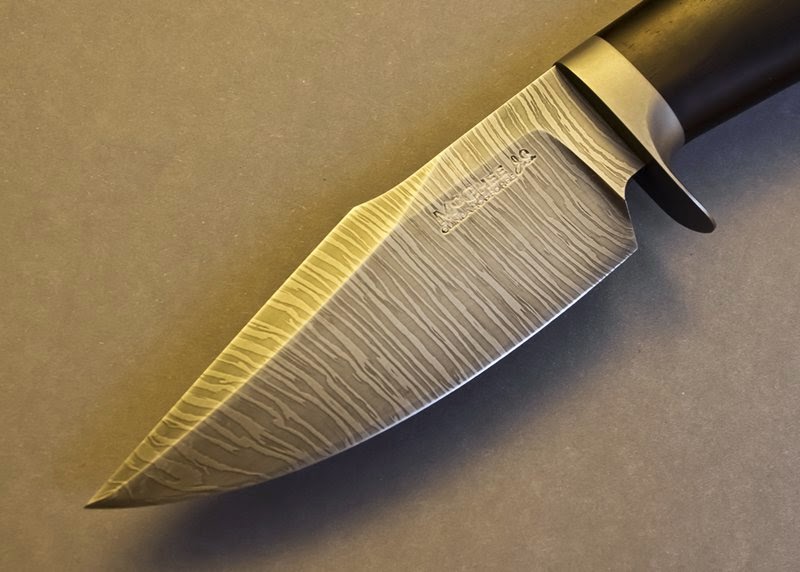 Guinea Hog Forge: Zebra-Pattern Damascus Zulu