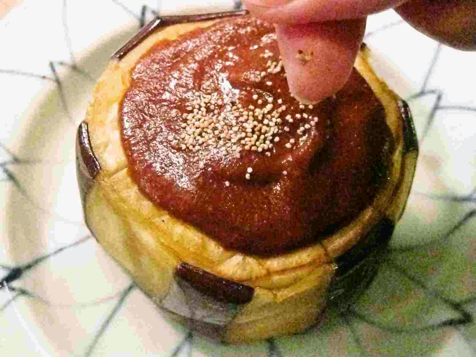 Recipes for Tom: Nasu no dengaku / eggplant with sweet miso sauce