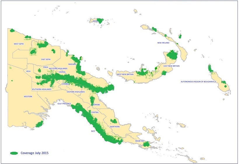 Bmobile-Vodafone network Coverage in PNG - Tech Pacific