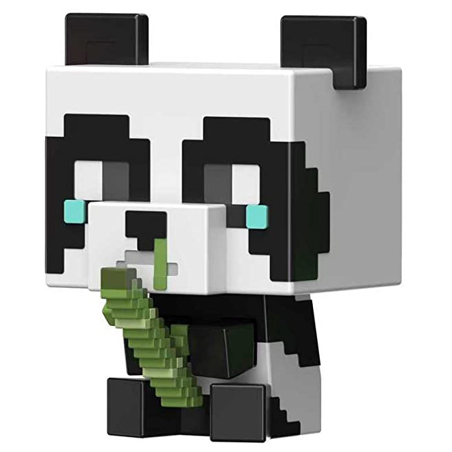 Minecraft Panda Mob Head Minis Figure | Minecraft Merch