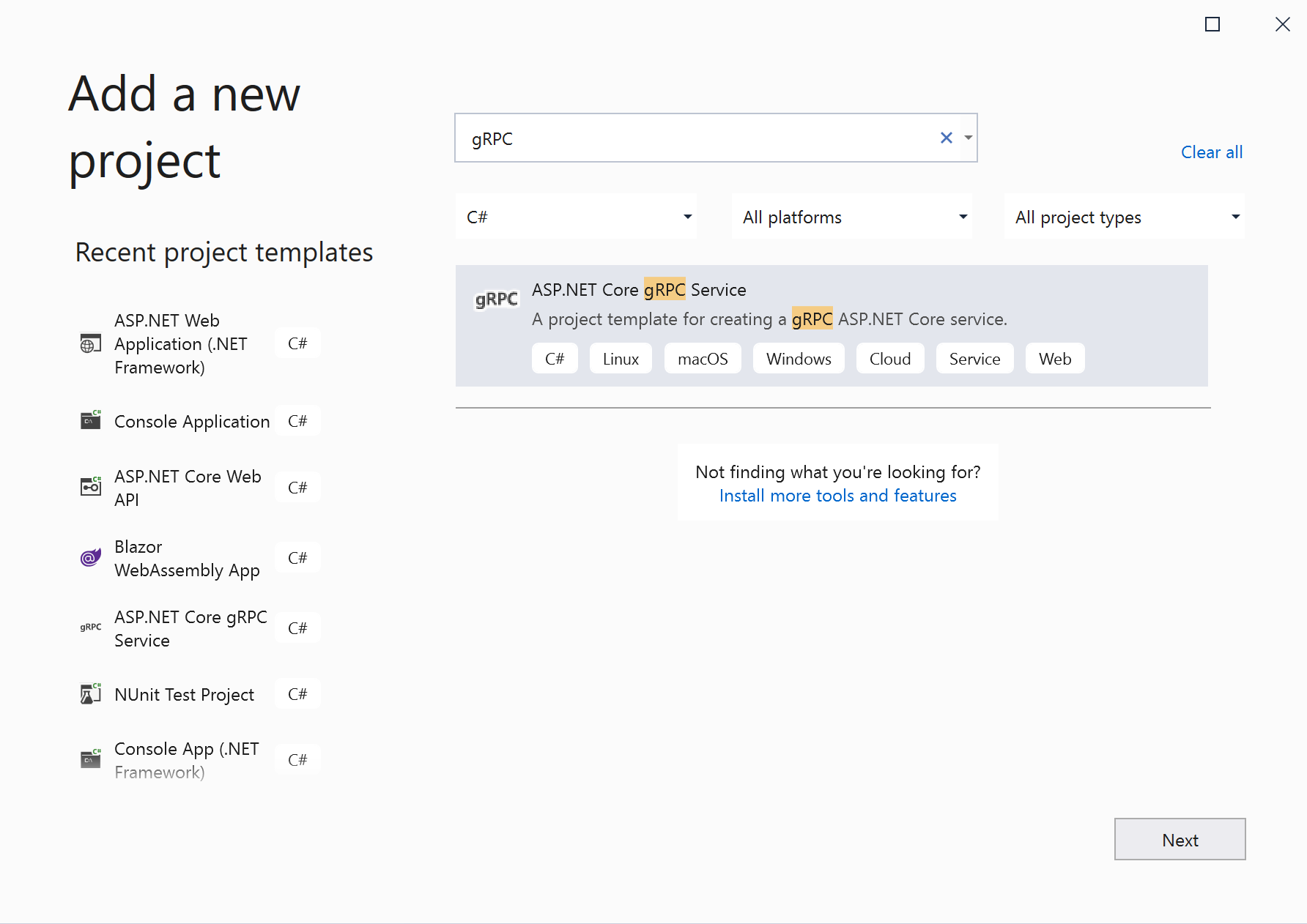 Grpc Services Using 5 Using Entity Framework Core With Grpc For