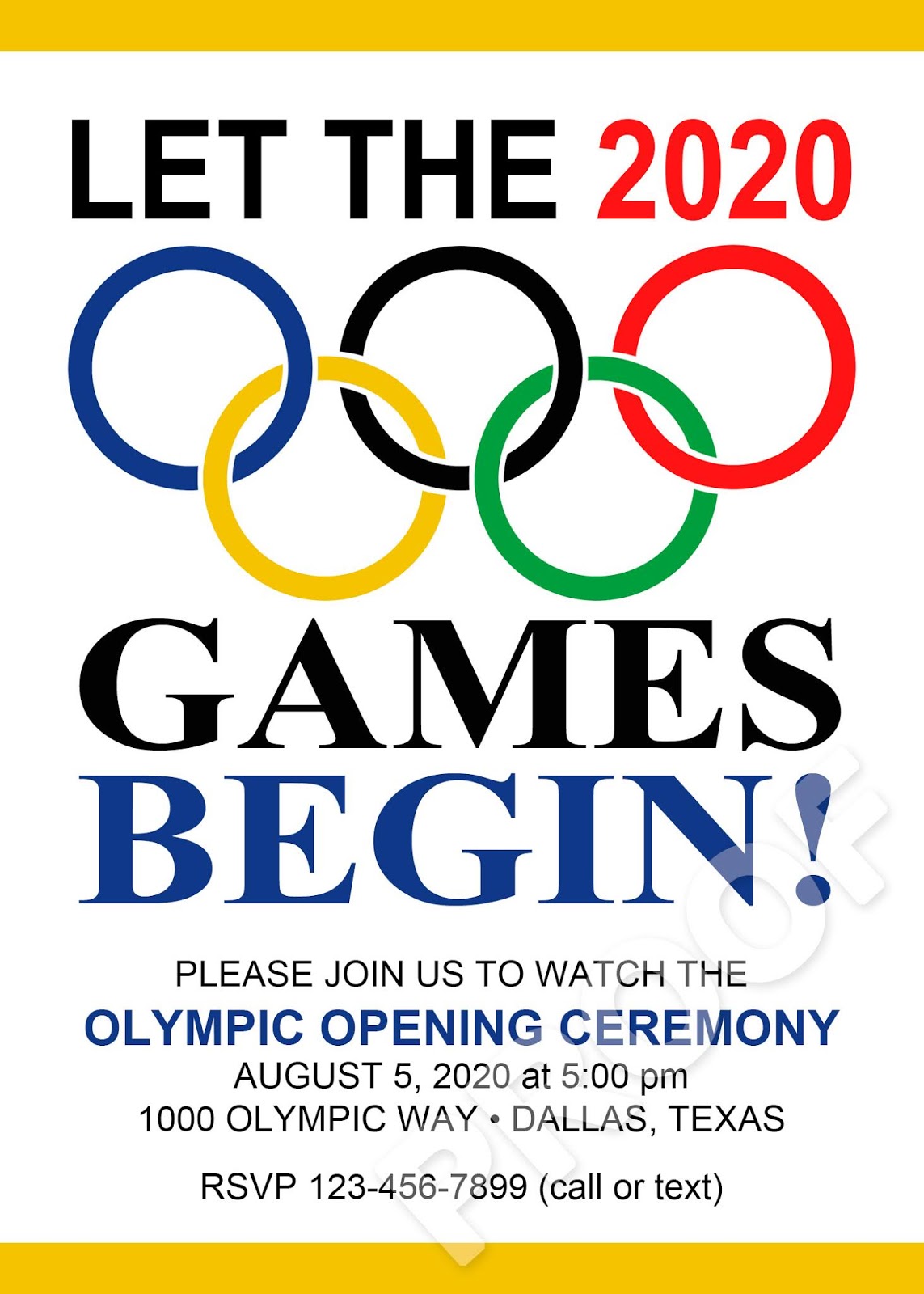 Paper Perfection: 2020 Tokyo Olympic Games Party Invitation