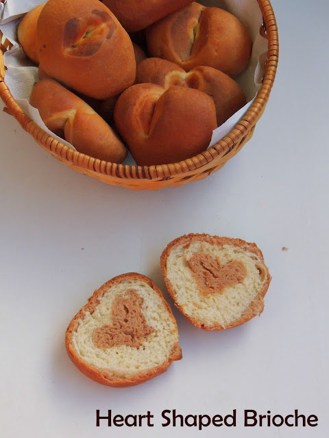 Priya's Versatile Recipes: Heart Shaped Brioche - Valentine's Day ...