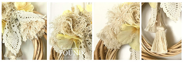 boho chic: floral wreath homeward found decor