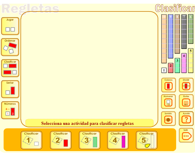 Matematización en Educación Infantil: Regletas Digitales
