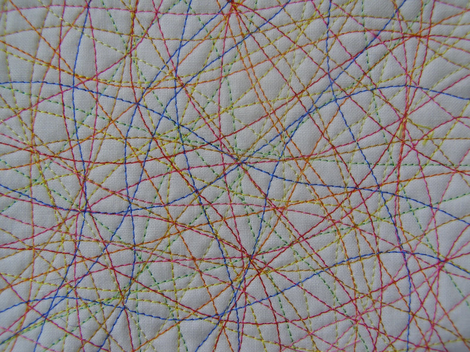 Liz Benjeddi Textile Art: Module 1 Chapter 3 straight stitch samples
