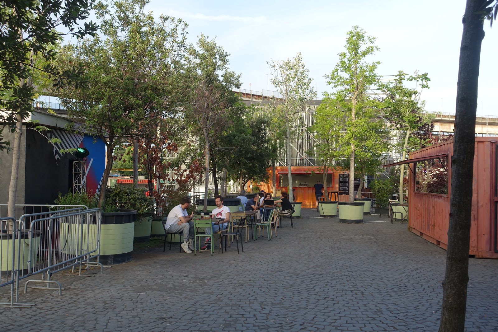 Rome the Second Time: Rome's only beer garden: the ex-dogana