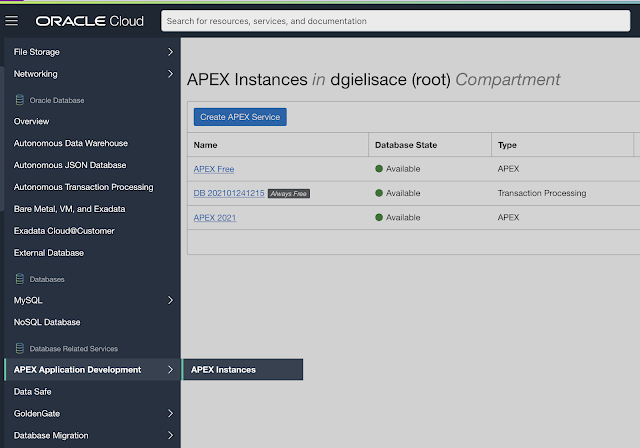 Dimitri Gielis Blog Oracle Application Express Apex Which One To Pick Free Apex Service Vs