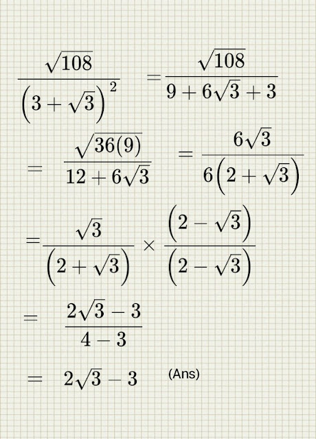 O Level A Maths Logs and Surds: Challenging Logs and surds questions ...