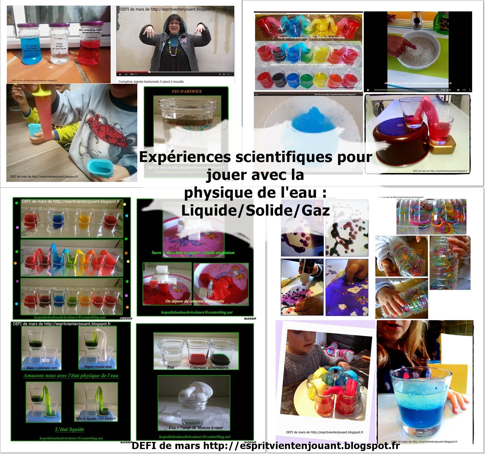 L'esprit vient en jouant: [Expérience scientifique] Défi de mars ...