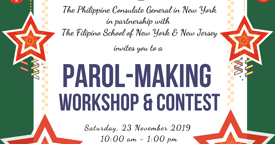 Balitang New York : Parol-Making Workshop and Contest in New York, Nov 23