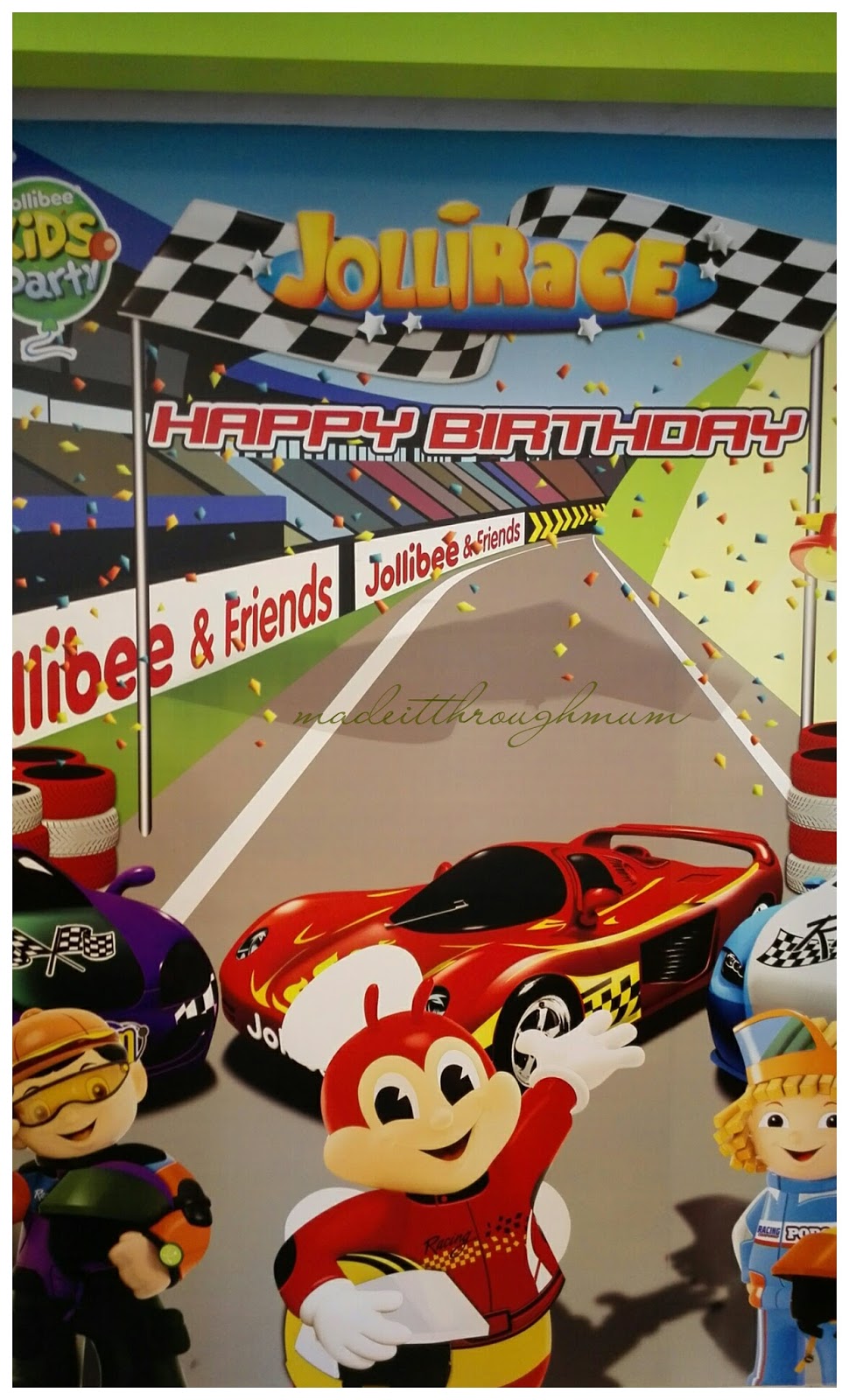 Made It Through Mum: #JolliRace : Jollibee birthday Party Newest Theme
