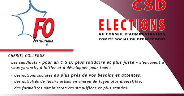 Syndicat FORCE OUVRIERE des Personnels du Département du Territoire-de ...