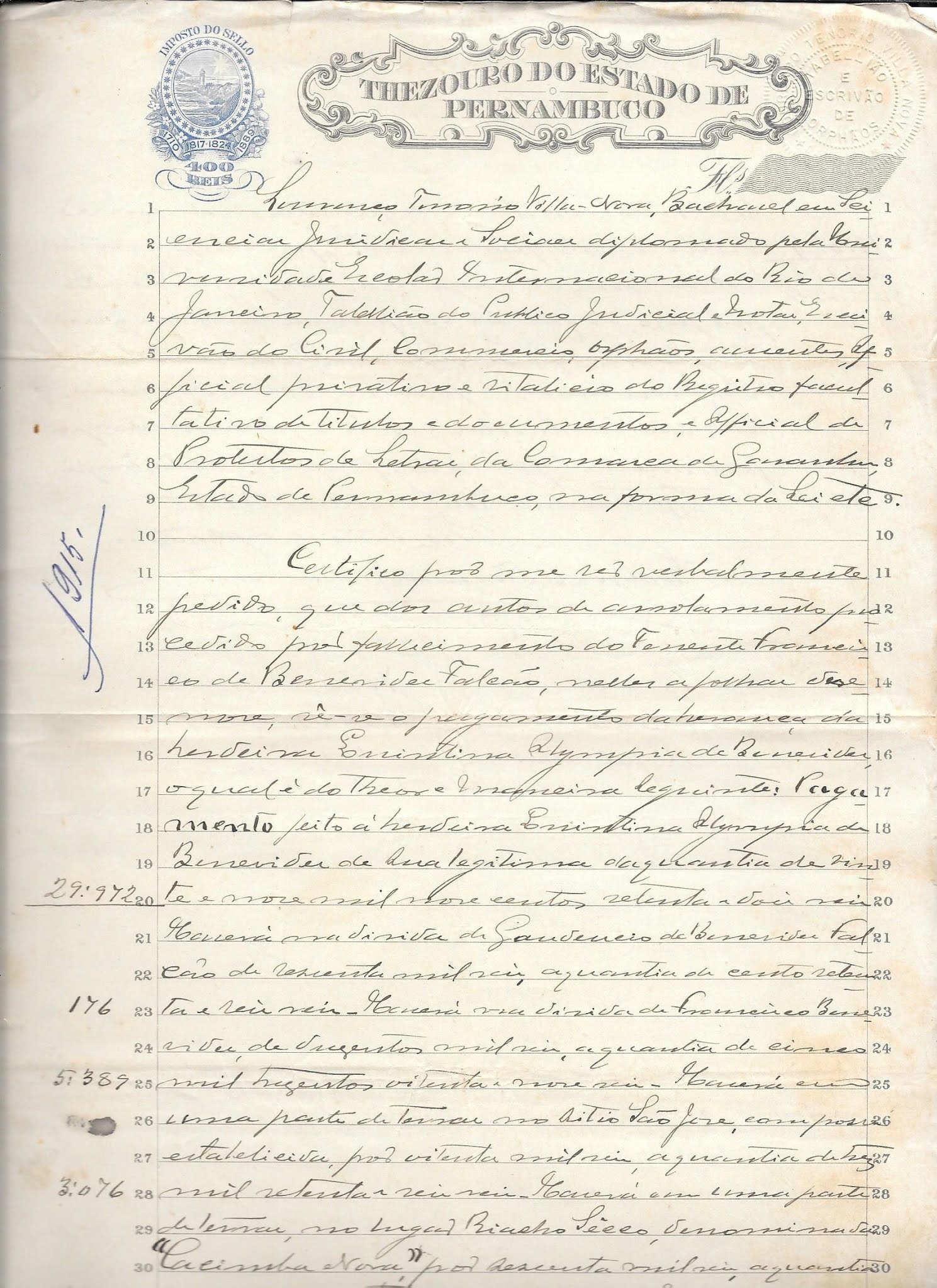 MEMÓRIAS DE ULISSES: DOCUMENTOS ANTIGOS - PARTE V