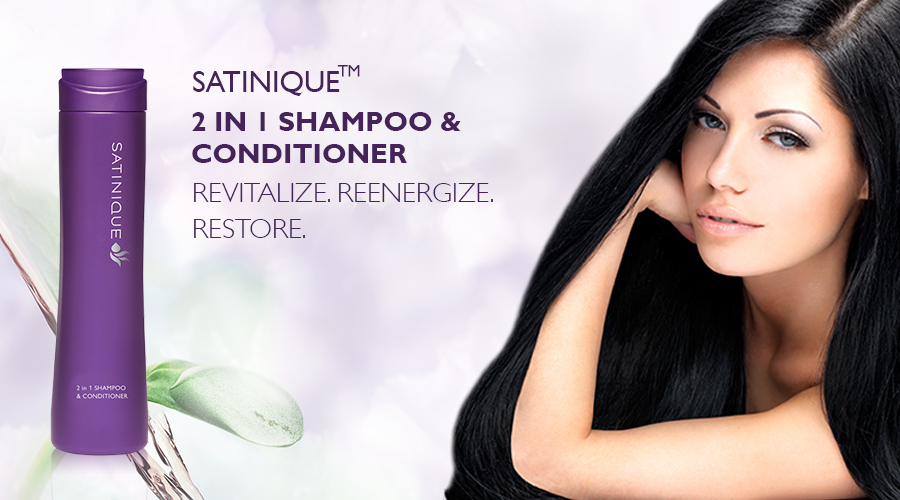 Think Like No Box: SATINIQUE 2 in 1 Shampoo and Conditioner