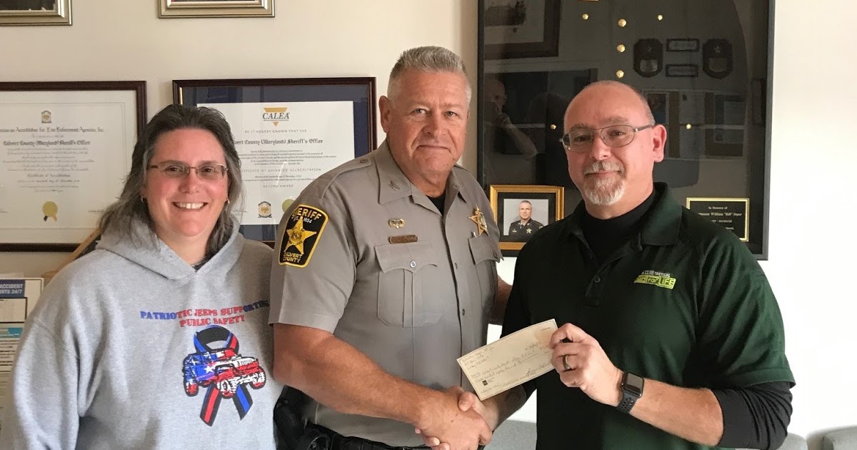 Calvert County Sheriff's Office: SHERIFF'S OFFICE ACCEPTS K9 DONATION