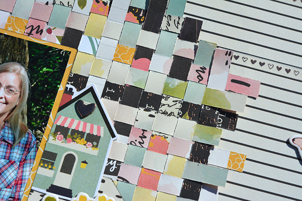 Paper Gumbo: Paper Weaving: Simply Me Layout and Card