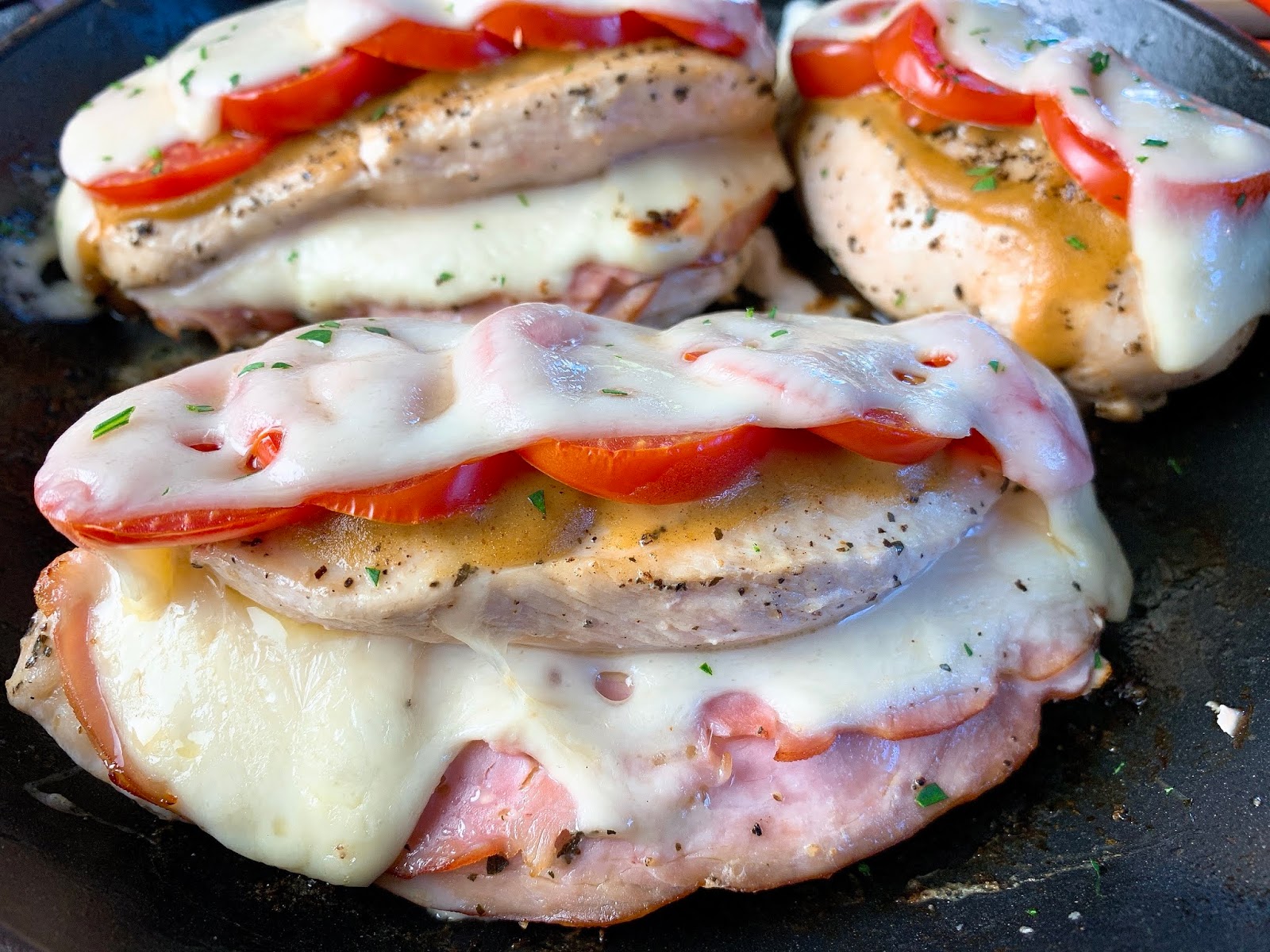 Ham and Cheese Stuffed Chicken