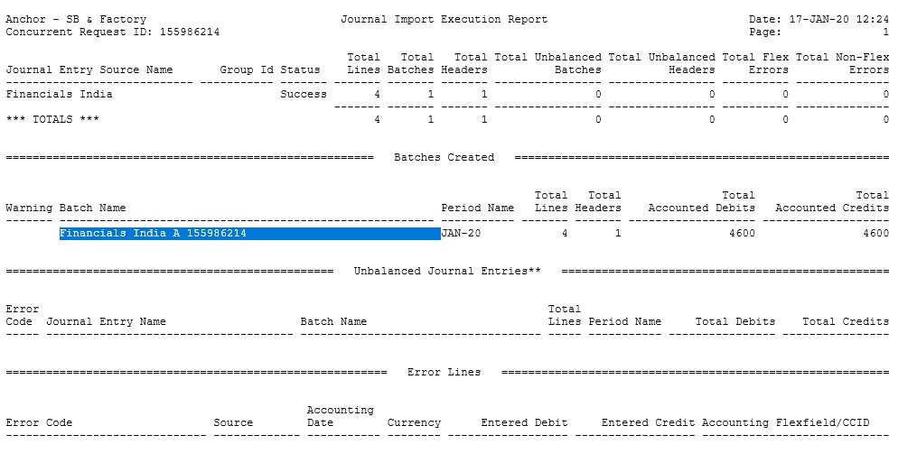 Invoice with RCM Taxes in Oracle R12