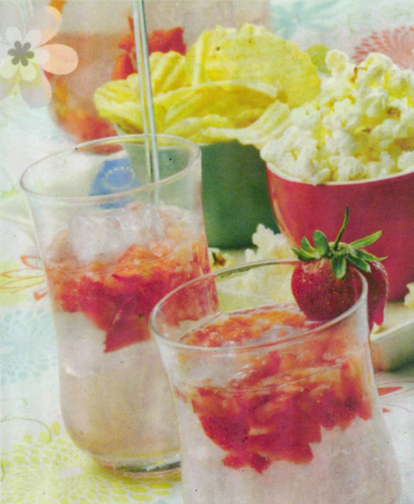 Resep Minuman Sehat: STRAWBERRY SQUASH