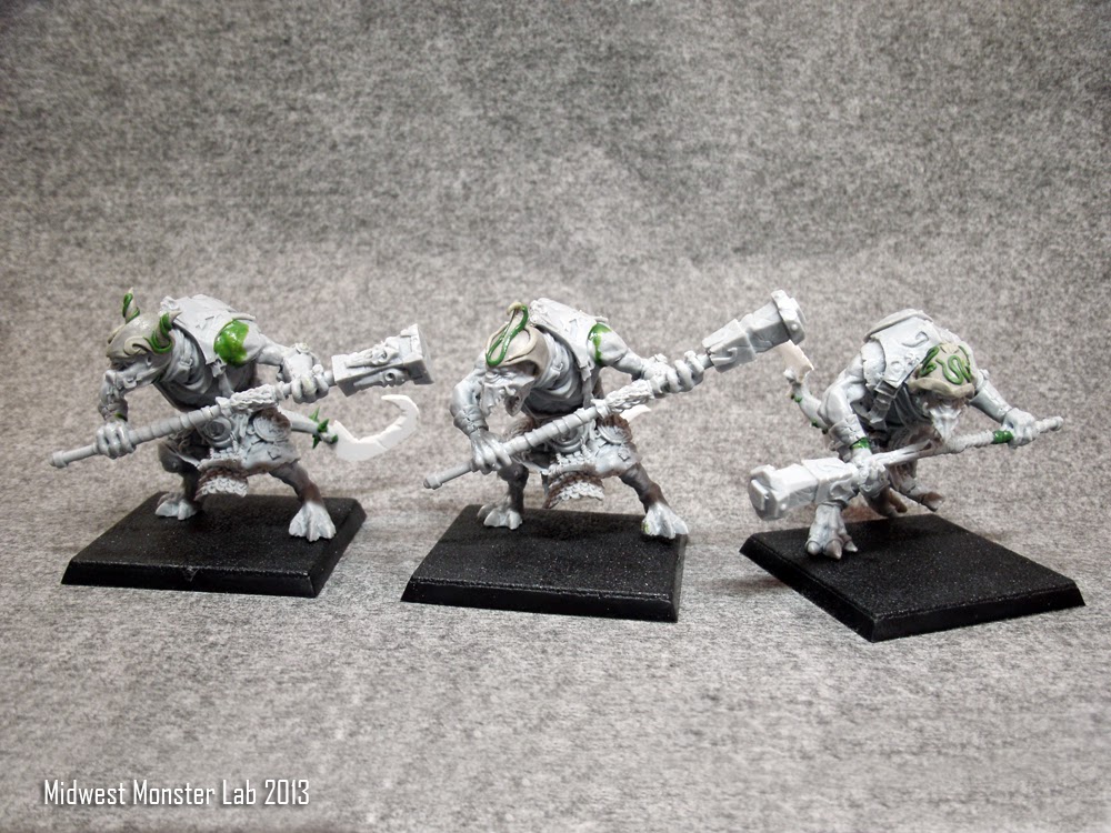 Monster Lab Miniatures: Update: Fimir Helmet and Tail Conversions