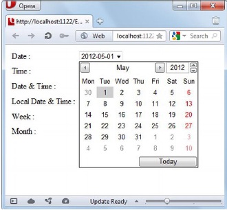 Date Time Picker in HTML5 - Developers Zone