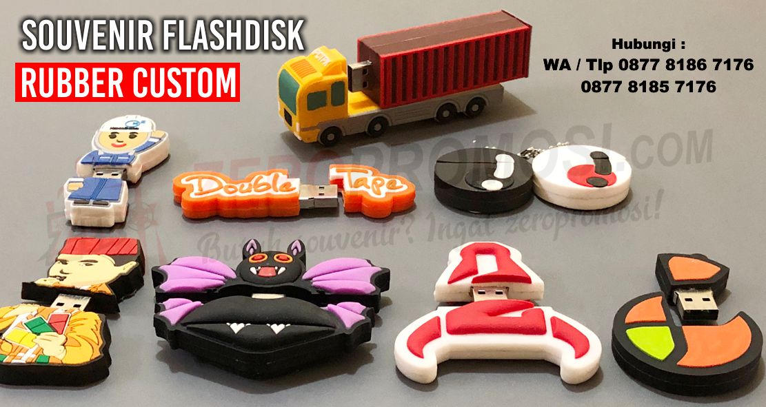 Souvenir Flashdisk Rubber Custom - usb Karet custom | zeropromosi ...