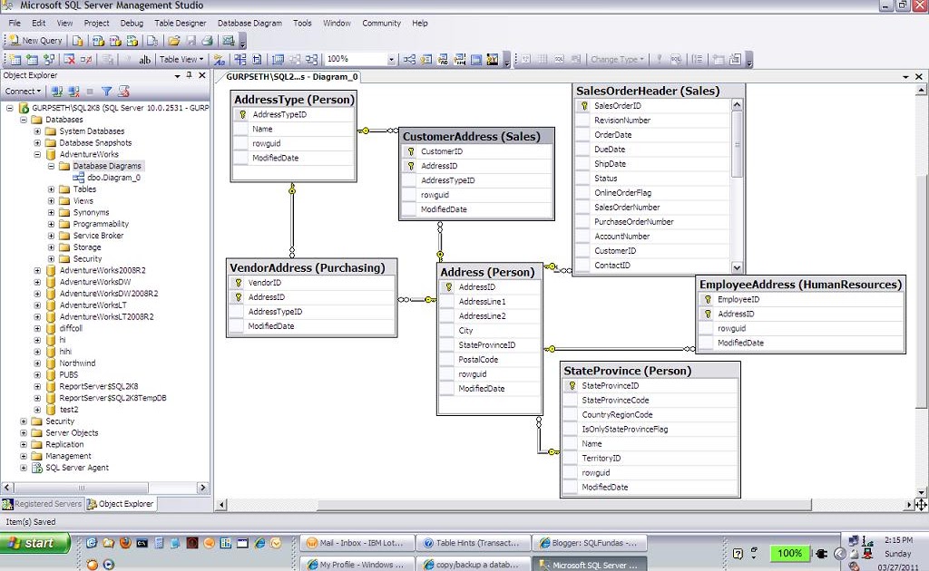 MS SQL SERVER: How to take backup of Database Diagrams