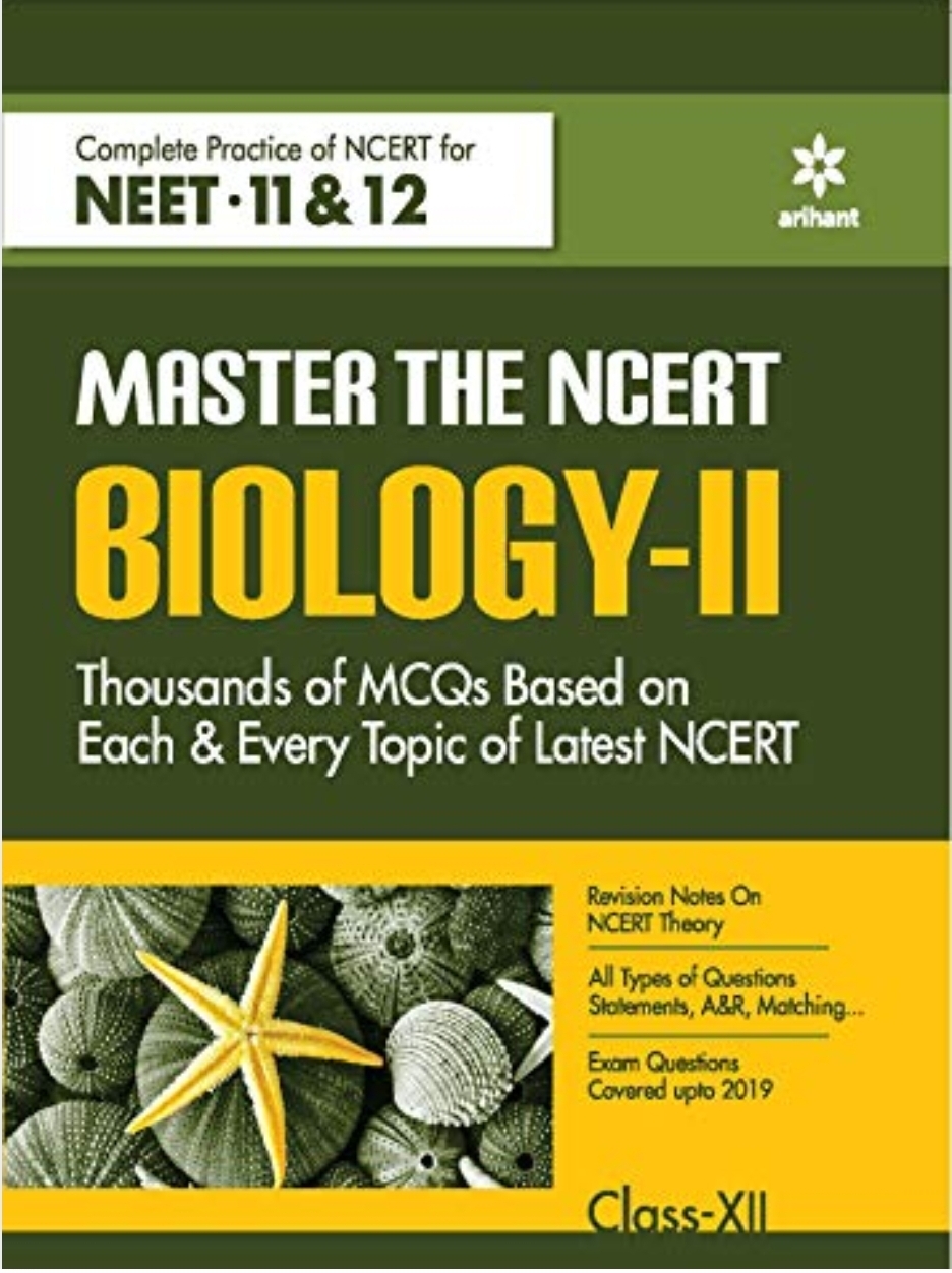 PDF Arihant Master The NCERT Biology Vol 2 For NEET Class 12 Free pdf-arihant-master-the-ncert-biology-vol-2-for-neet-class-12-free