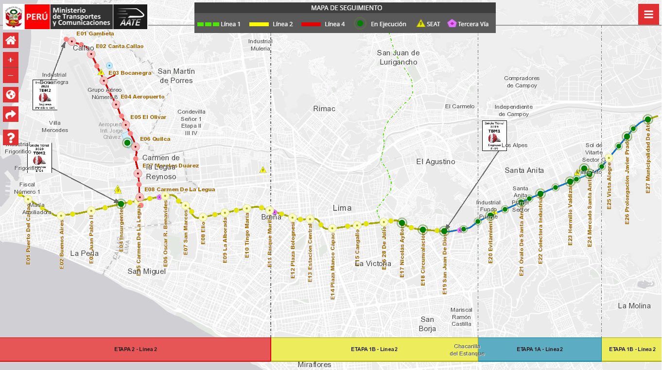 DESARROLLO PERUANO: La Línea 2 y un Mapa de Seguimiento