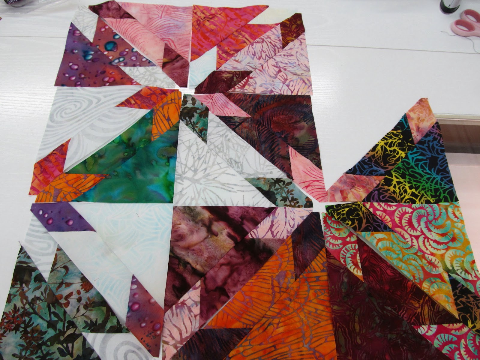 Exuberant Color : Hunter star pieces.................