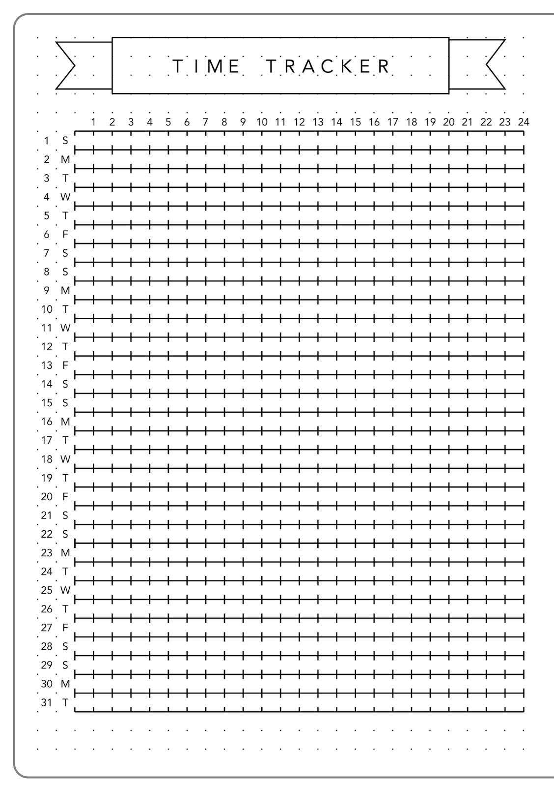 Time Tracker - Kate Louise