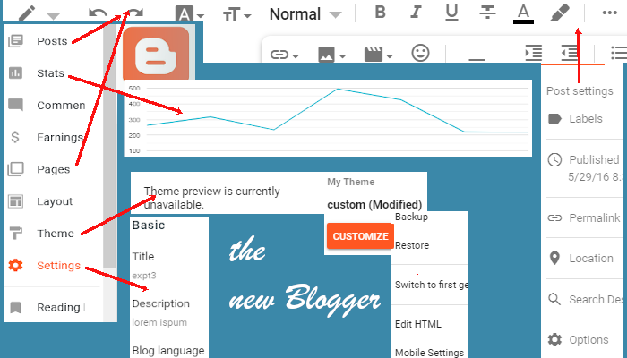 Blogger tips and tricks after latest updates in 2020
