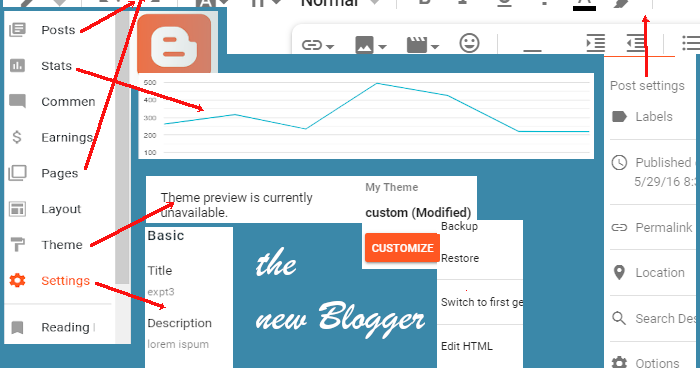 Blogger tips and tricks after latest updates in 2020