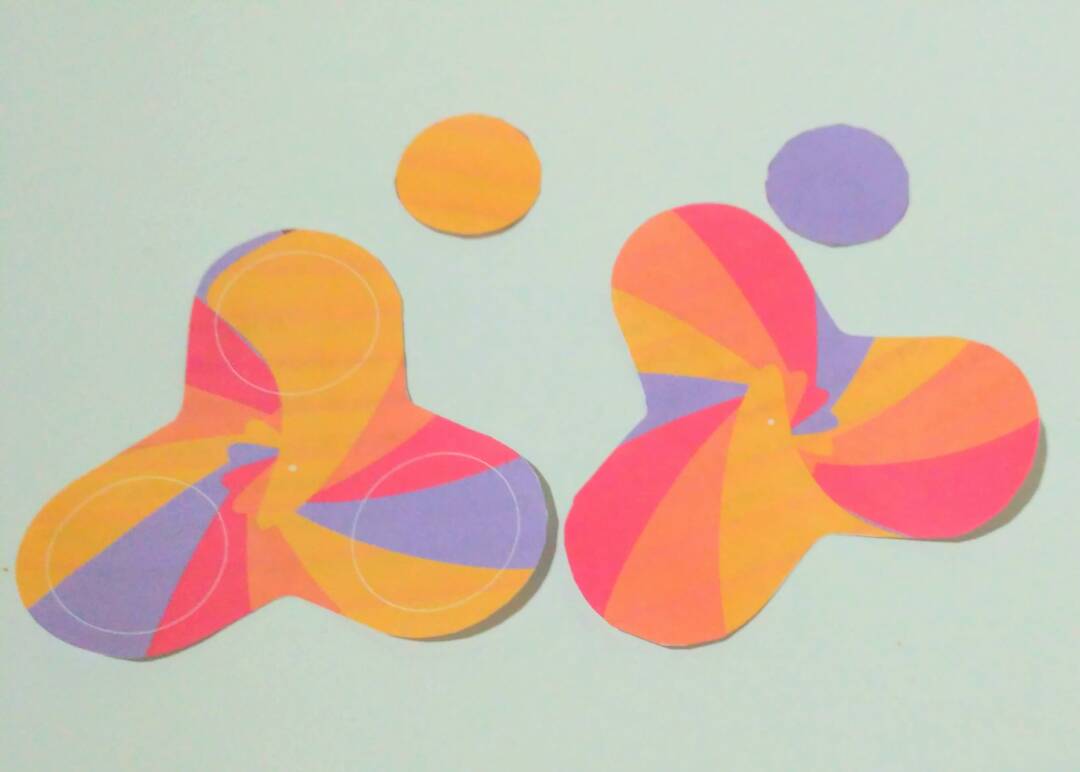 12 Template - DIY Paper Fidget Spinner