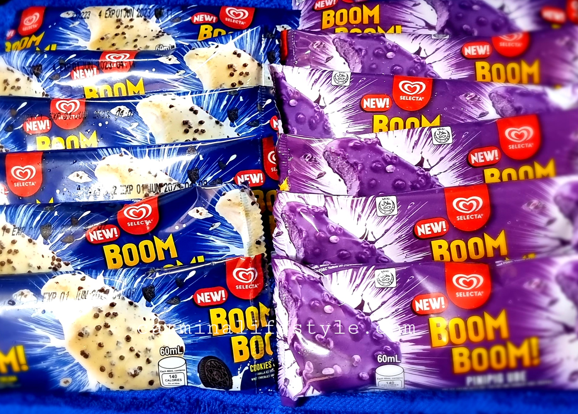 New Selecta Boom Boom Cookies & Cream and Selecta Boom Boom Pinipig Ube