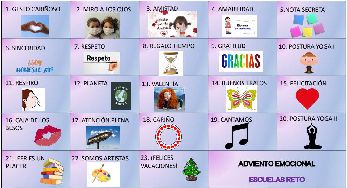 UN PASEO POR EL COLE: ADVIENTO EMOCIONAL