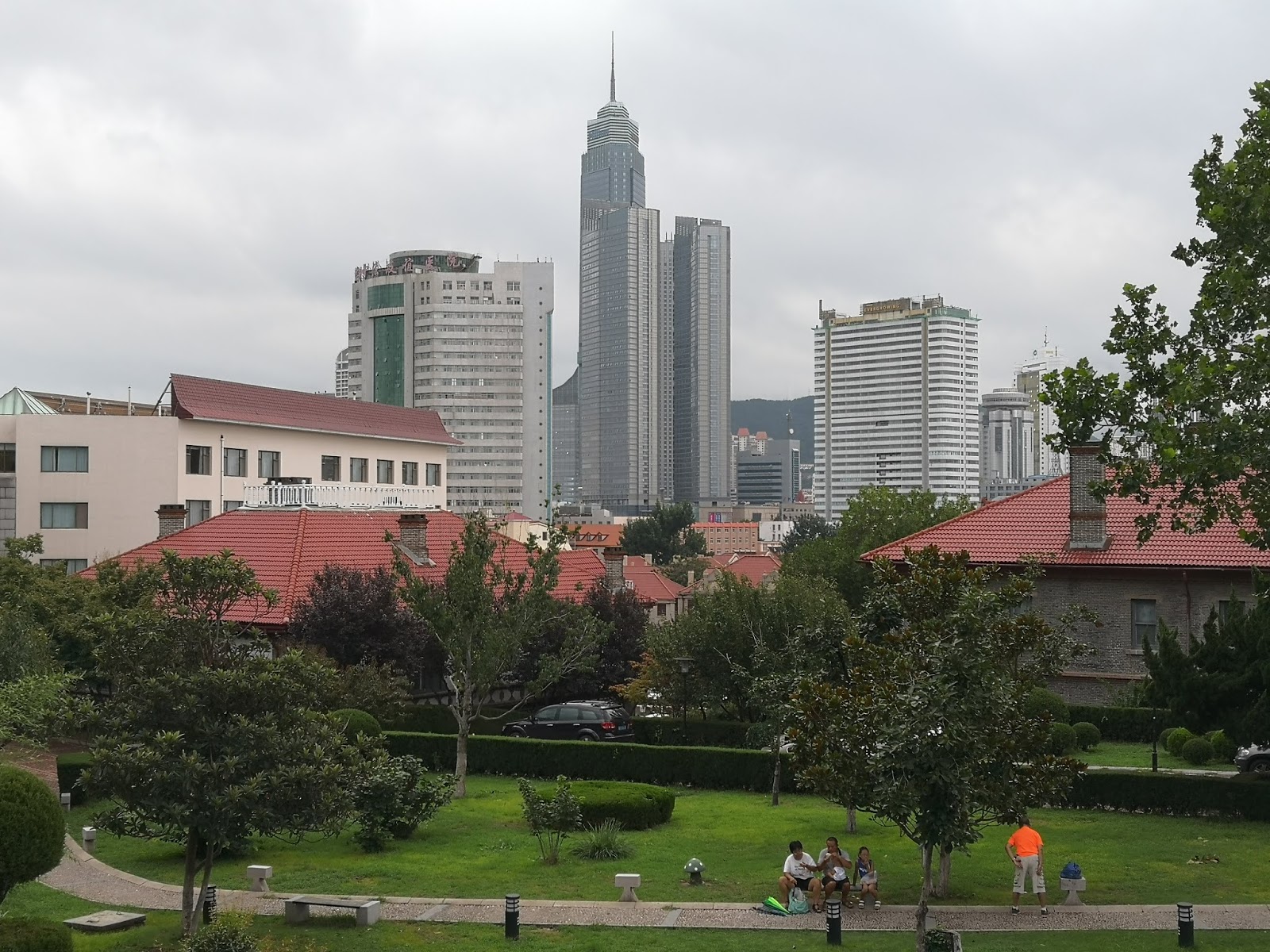 A G: China, Yantai, Shandong - Yantai Hill 烟台山，Moon Bay 月亮湾，East Fort ...