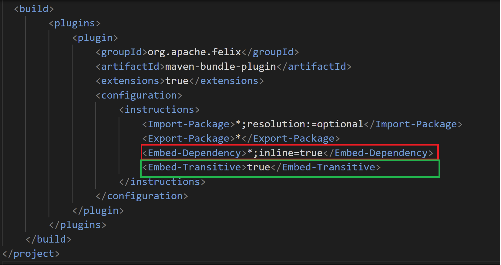 Create/build and install OSGi bundle of third party APIs/dependency using maven plugins