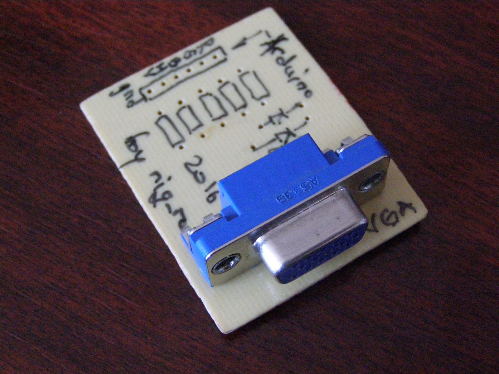 Arduino tehNiq: Arduino on VGA display