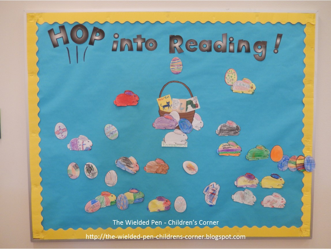 The Wielded Pen - Children's Corner: Bulletin Board - Hop into Reading
