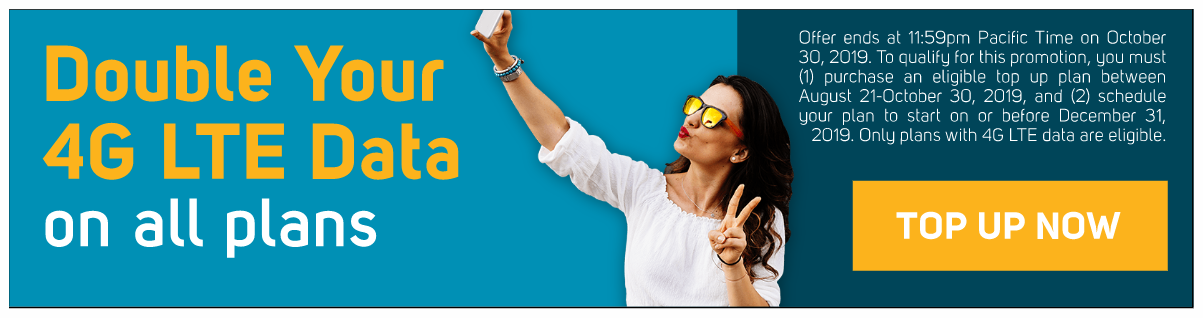 Roam Mobility Double Top-up promo - Dr.Siha专栏 (Canada)