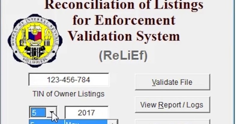 Resetting BIR Alphalist Data Entry and RELIEF Usernames and Passwords