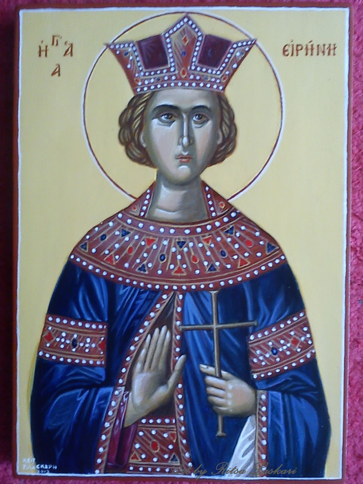 HAGIOGRAPHY ( ICONS ): ΑΓΙΑ ΕΙΡΗΝΗ