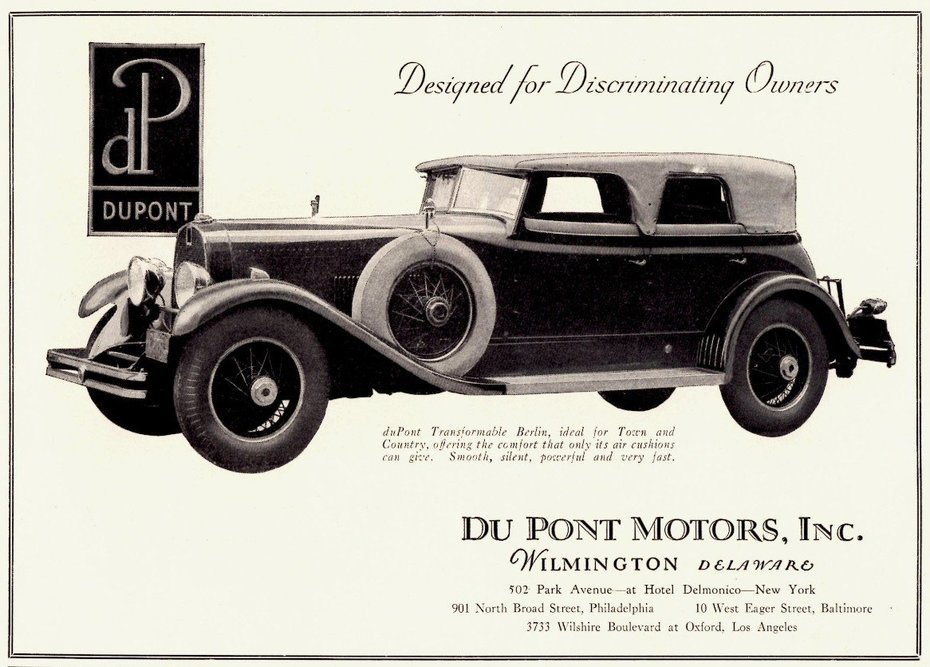Car Style Critic: Du Pont Automobiles from Around 1929