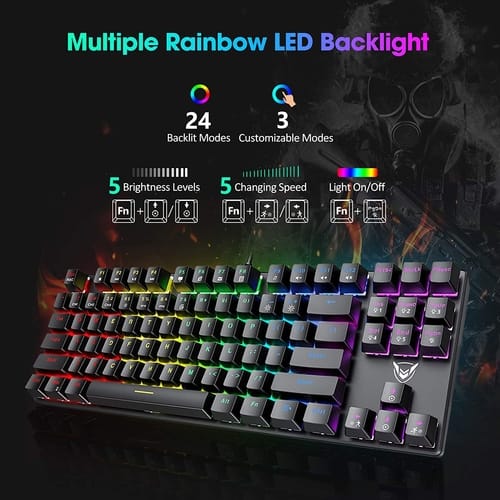 Review PICTEK TKL Mechanical Gaming Keyboard