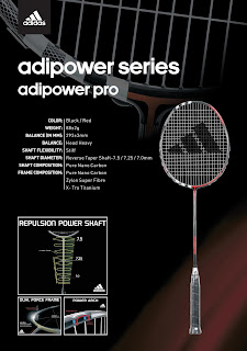 Of badminton things: First Look: Adidas Badminton Rackets