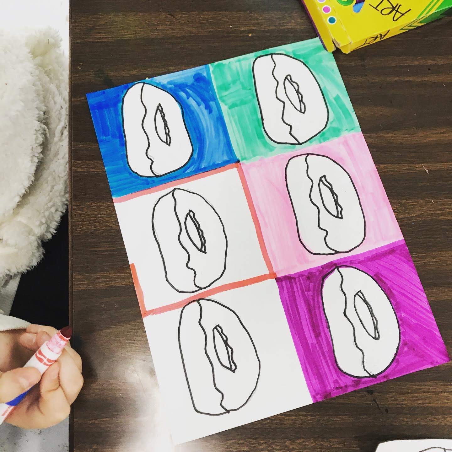 Elements of the Art Room: 5th grade Andy Warhol inspired Pop Art