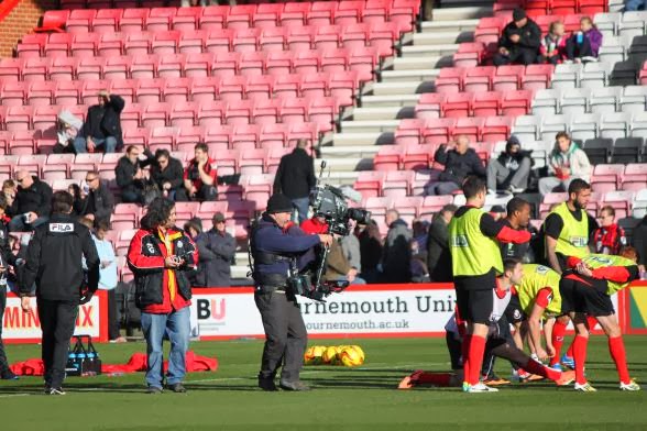 Cherry Chimes: AFCB welcomes the TV cameras to Dean Court