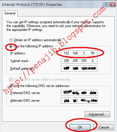 Cara Setting IP Internet Dari Server Terhubung Ke Client Melalui ...